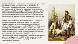 Malesia e Martaneshit, Cermenikes dhe Gollobordes. | PPTX