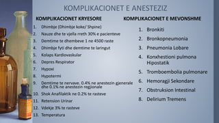 Komplikacionet Postoperatore/Kujdesi Infermieror | PPTX