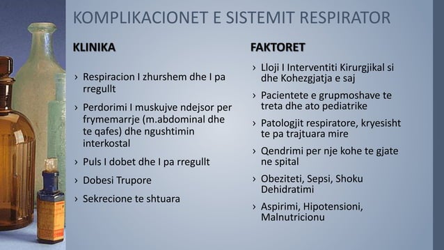 Komplikacionet Postoperatore/Kujdesi Infermieror | PPTX