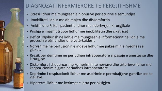 Komplikacionet Postoperatore/Kujdesi Infermieror | PPTX
