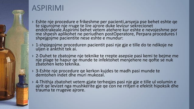 Komplikacionet Postoperatore/Kujdesi Infermieror | PPTX