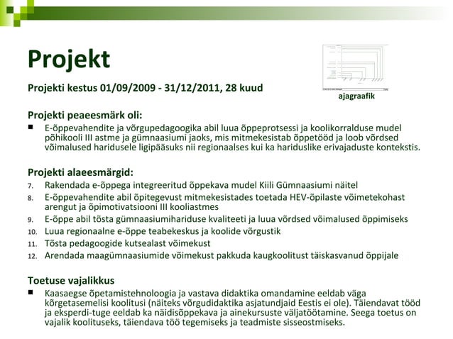 PJ2009 - Projekti analyys | PPT