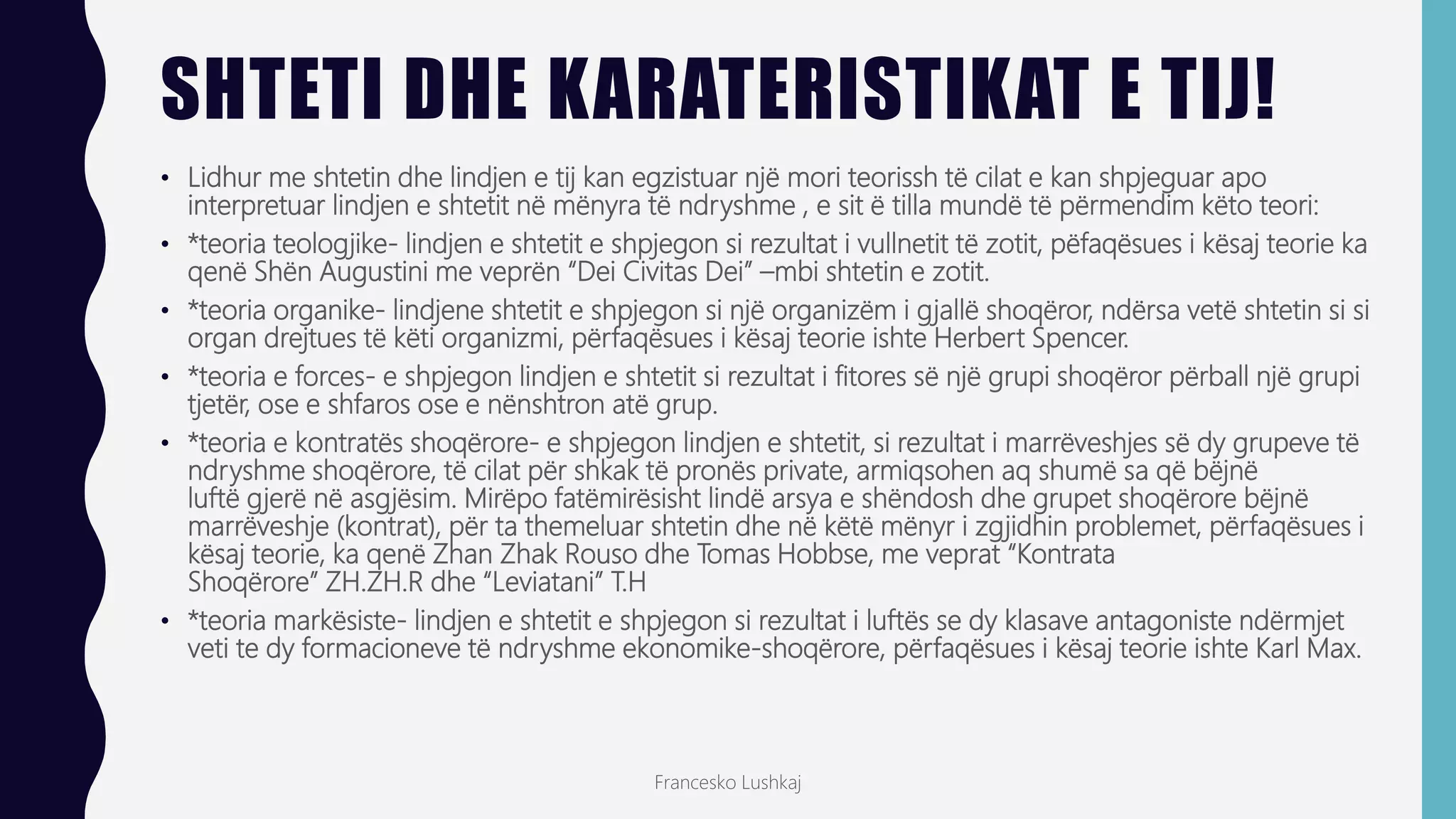 Individi perball shtetit ne epoka te ndryshme (epoka moderne) | PPTX