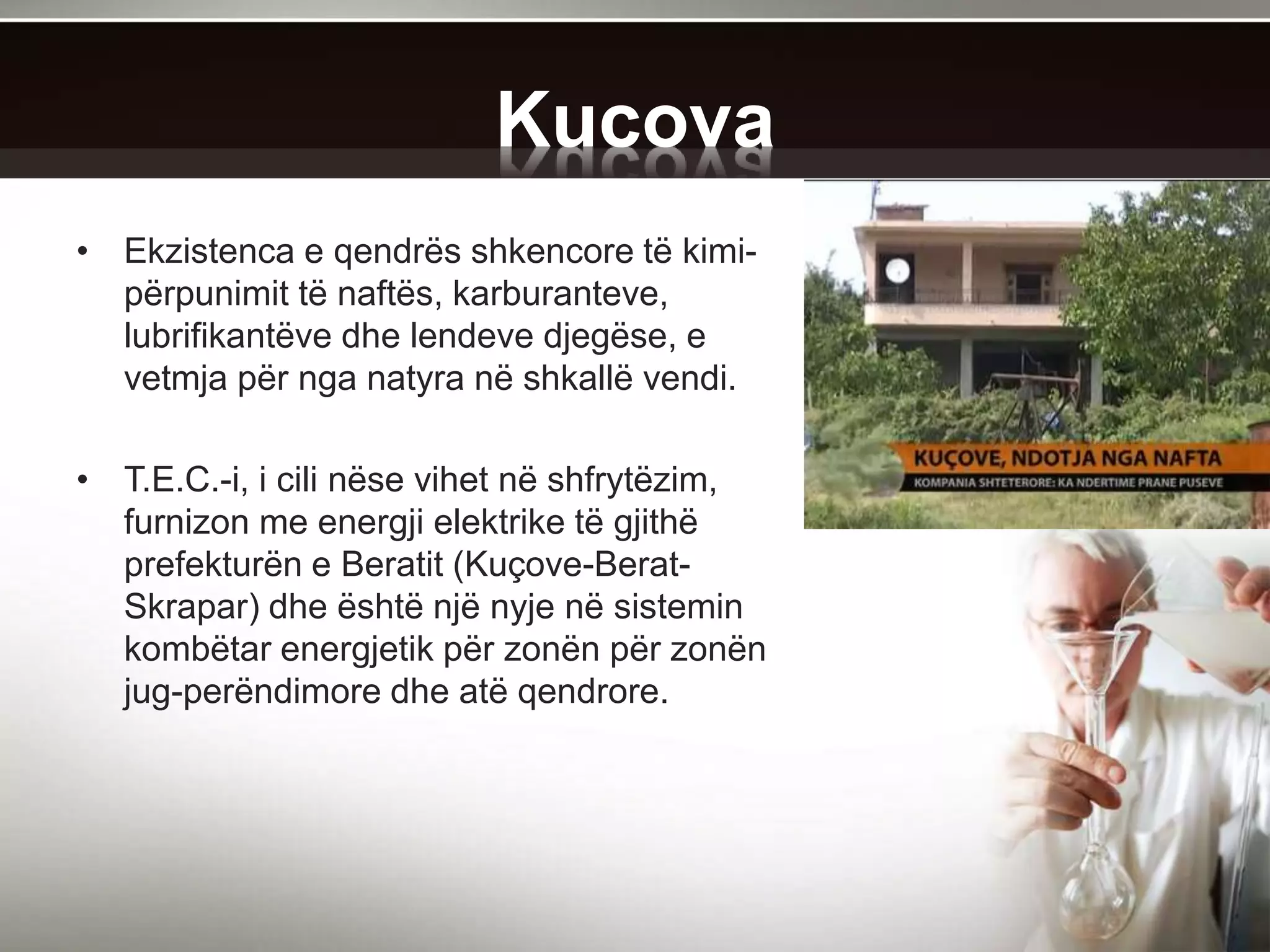 Projekt Kimi - Burime te hidrokarbureve ne Shqiperi | PPTX