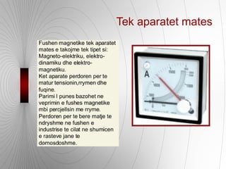 Projekt Fizik - Magnetizmi | PPT