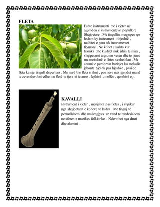 Projekti me instrumente muzike | DOCX