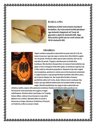 Projekti me instrumente muzike | DOCX