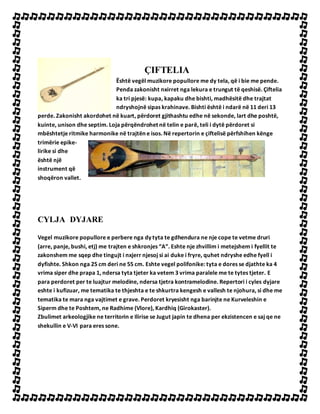 Projekti me instrumente muzike | DOCX