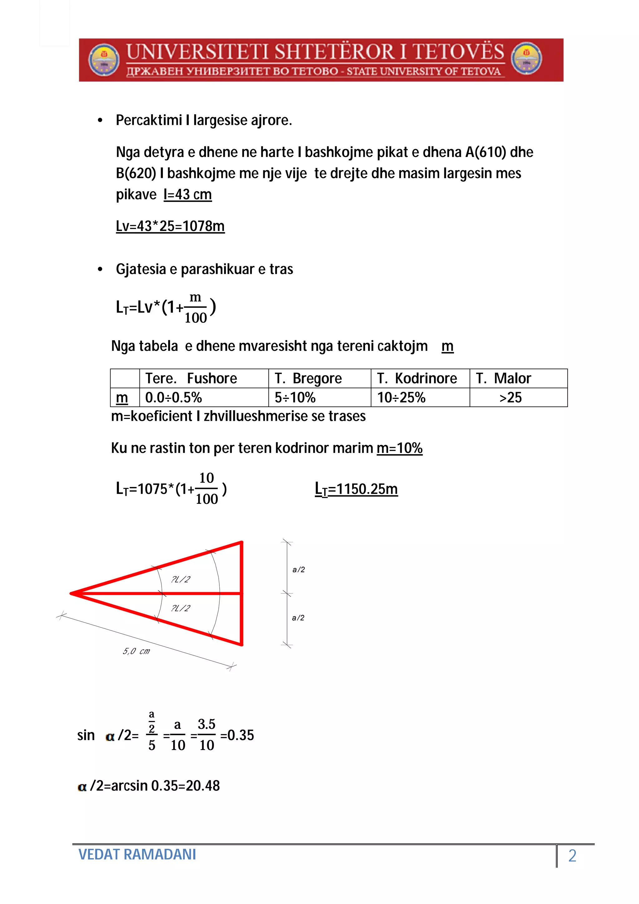 Projektim rruge definitive | PDF
