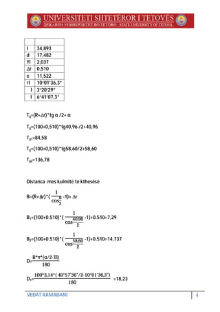 Projektim rruge definitive | PDF