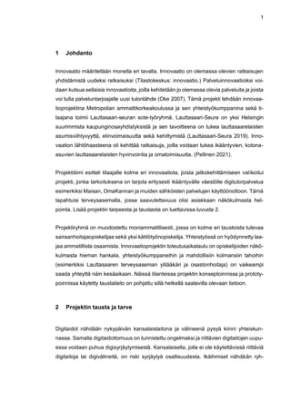 Projektisuunnitelma digitutor | PDF