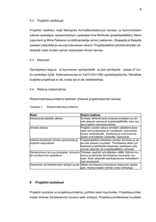 Projektisuunnitelma digitutor | PDF