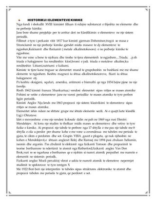 Elementet kimike | DOCX