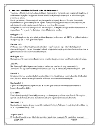 Elementet kimike | DOCX