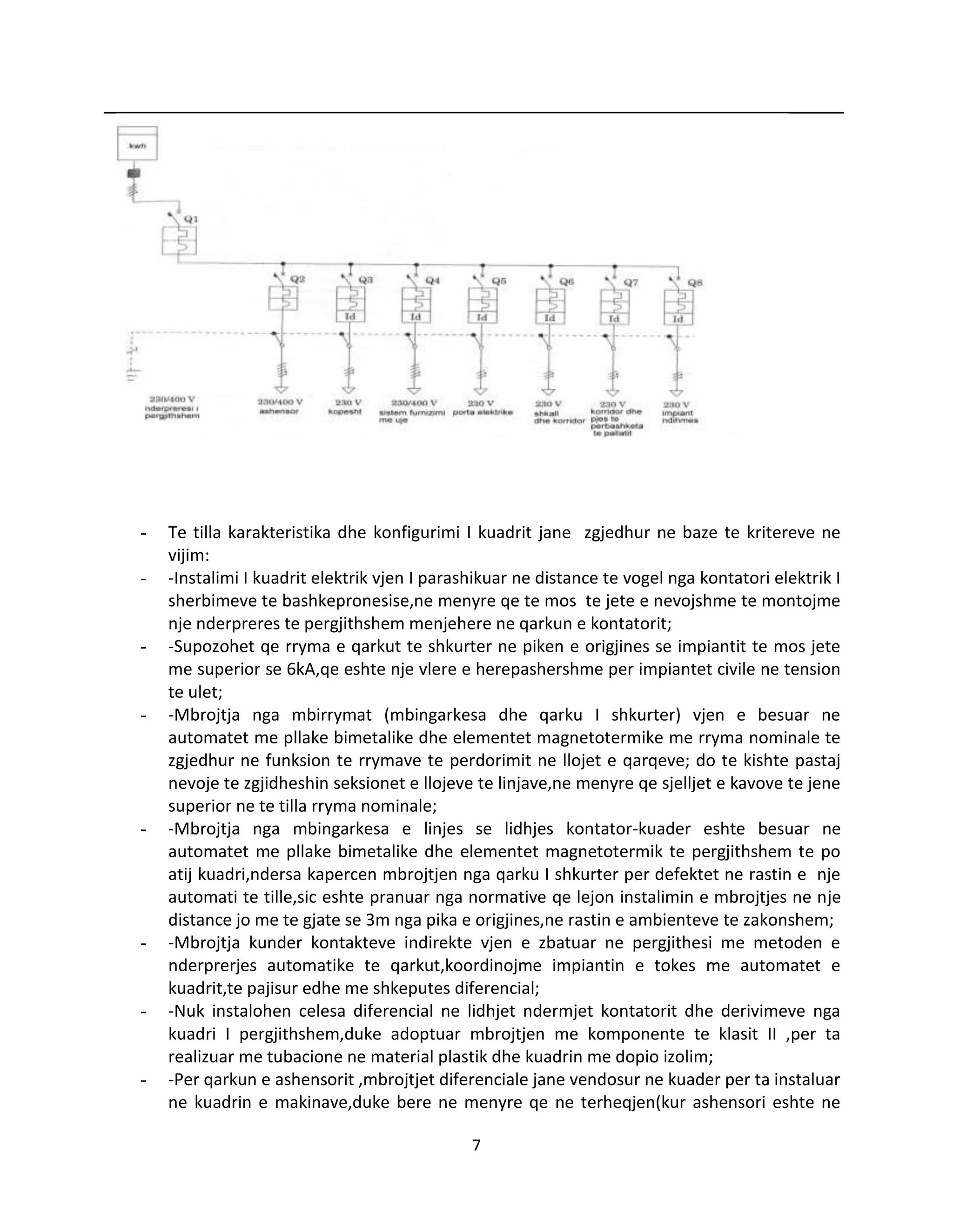 Projekt Kursi - Furnizimi me energji elektrike e nje godine banimi | DOCX