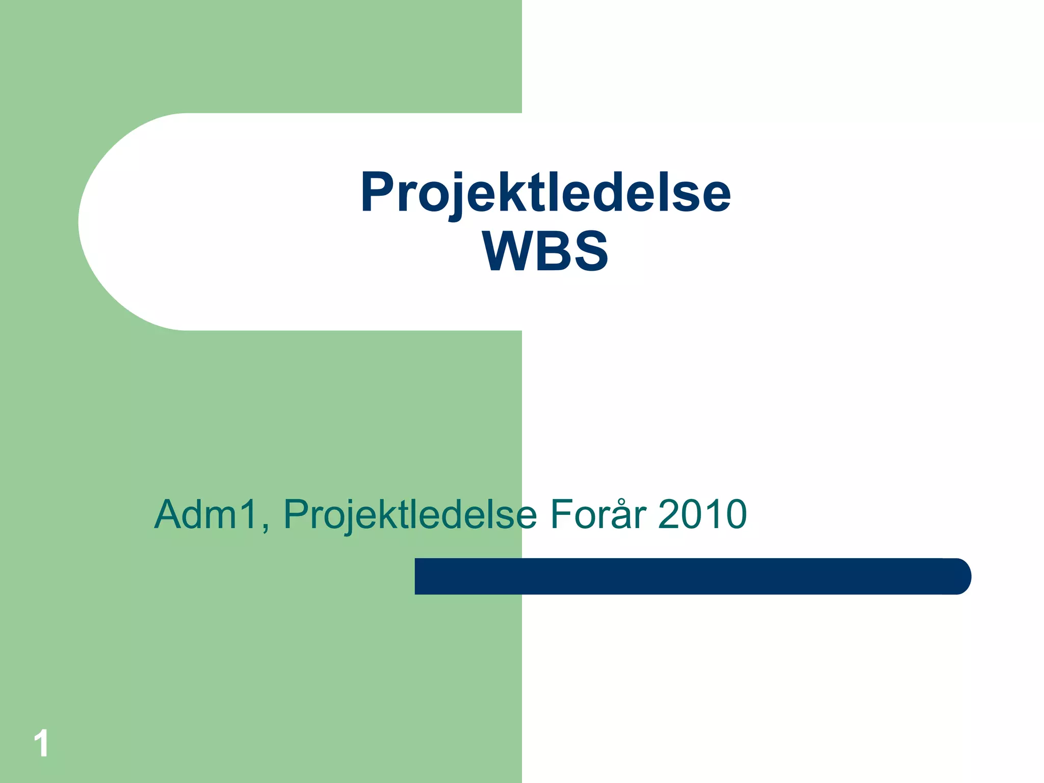Projektledelse 3 | PPT
