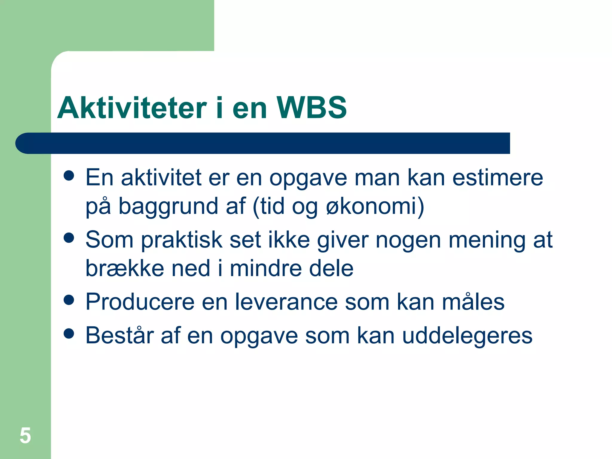 Projektledelse 3 | PPT