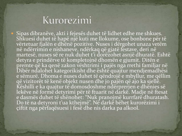 Traditat dhe Zakonet shqiptare te paqyruara ne krijimtarine popullore ...