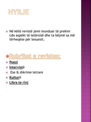 Revise letrare | PPTX