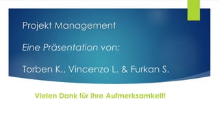 Projekt Management PowerPoint OvM-Schule | PPTX