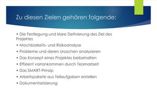 Projekt Management PowerPoint OvM-Schule | PPTX