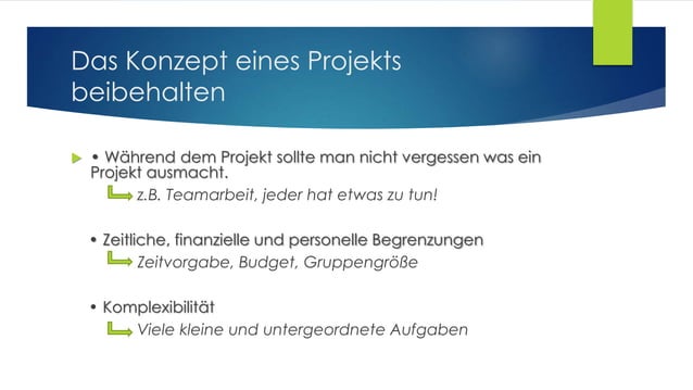 Projekt Management PowerPoint OvM-Schule | PPT