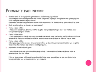 Projekt matematike papunesia ne shqiperi | PPTX