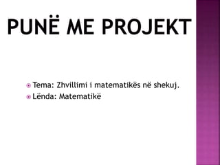 matematika projekt | PPTX
