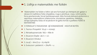 Lidhja e matematikes me lendet e tjera | PPTX