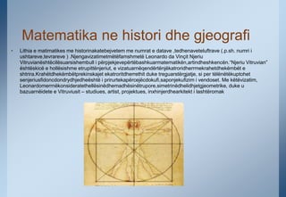 matematika ne lidhje me lendet e tjera slide share | PPTX