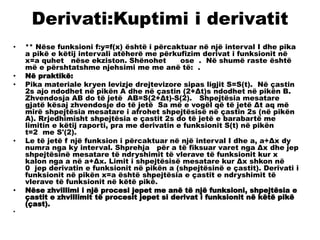 Projekt matematik derivatet | PPTX