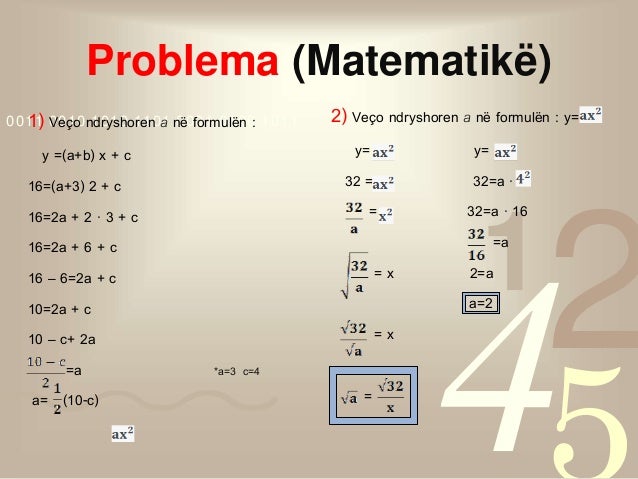 Projekt matematike