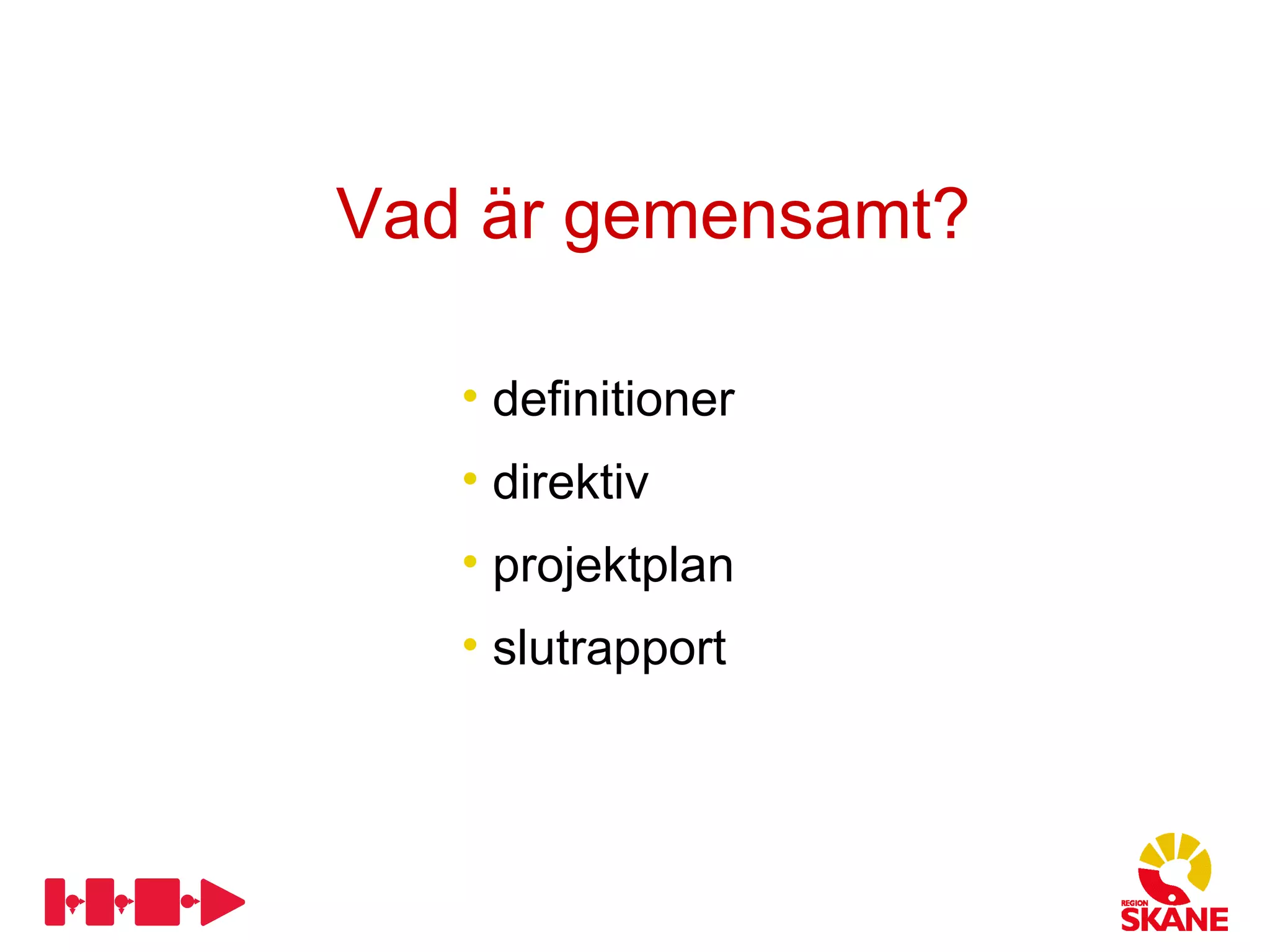 Projektmodellen | PPT