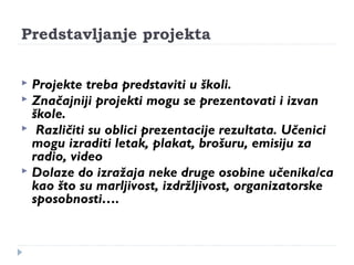 Projektna nastava | PPT