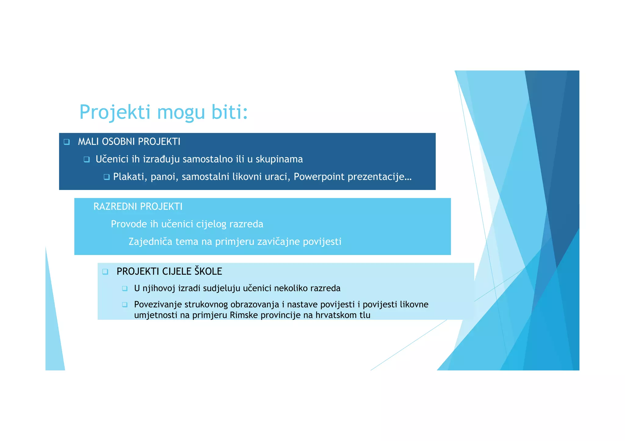 Projektna nastava povijesti | PDF