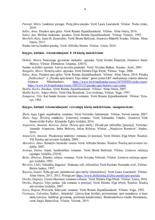 Projekta "Baltu valstu literatūras nedēļa (diena)" nolikums (LT) | PDF