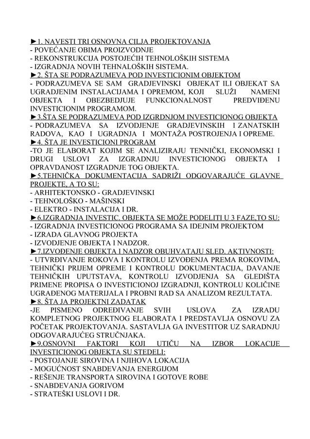 projektovanje proizvodnih sistema | PDF