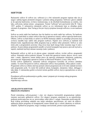 Projektovanje aplikativnog softvera | DOC