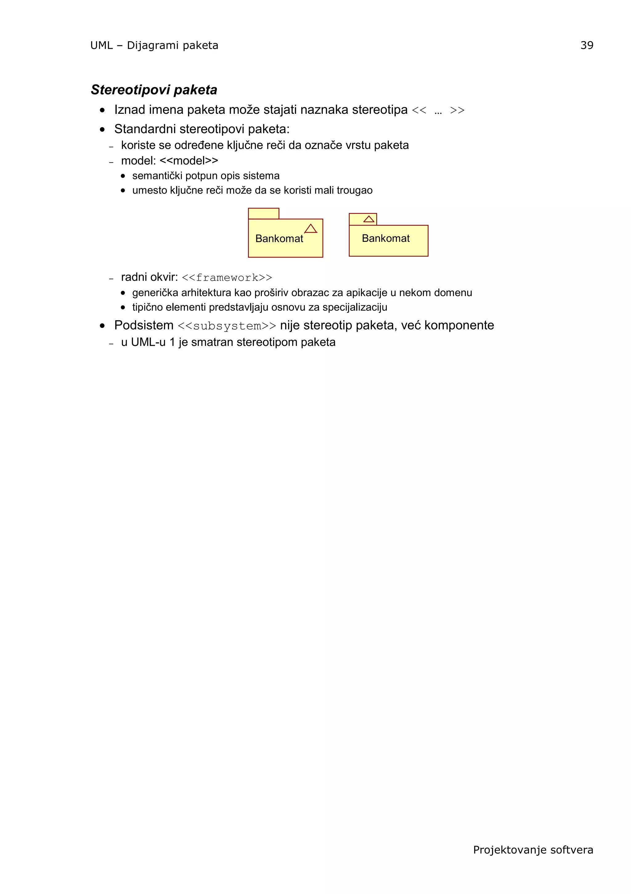 Projektovanje softvera skripta | PDF