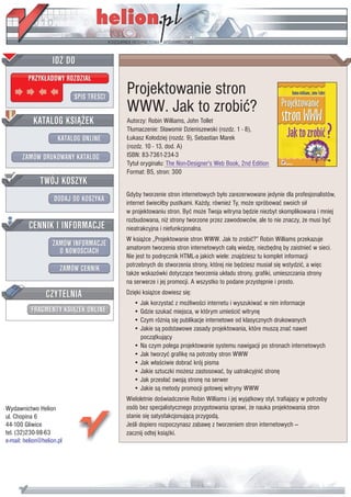 Projektowanie stron WWW. Jak to zrobić? | PDF