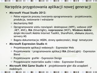 Projektowanie i programowanie aplikacji nowej generacji | PPTX