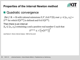 Interval Newton Method | PPTX