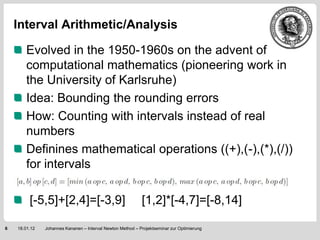 Interval Newton Method | PPTX