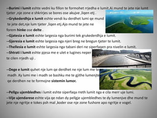 Veprimtaria e lumit | PPTX