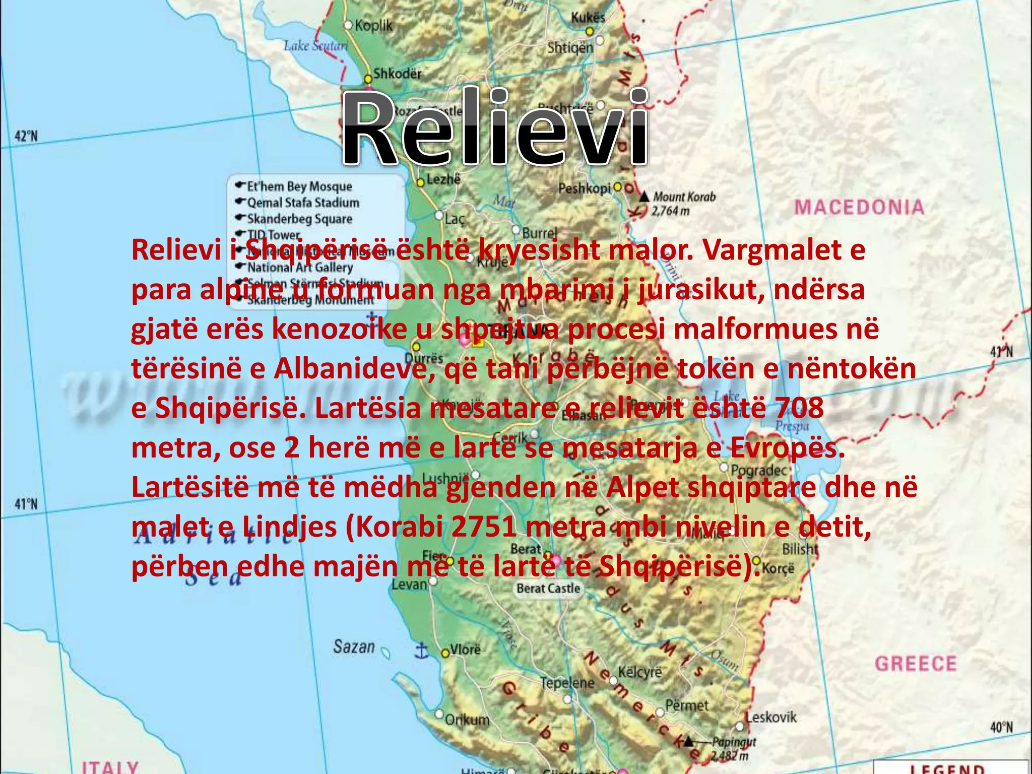 Projekt shqiperipart1 | PPTX