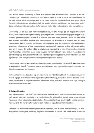 Videndeling - motivation og barrierer | PDF | Free Download