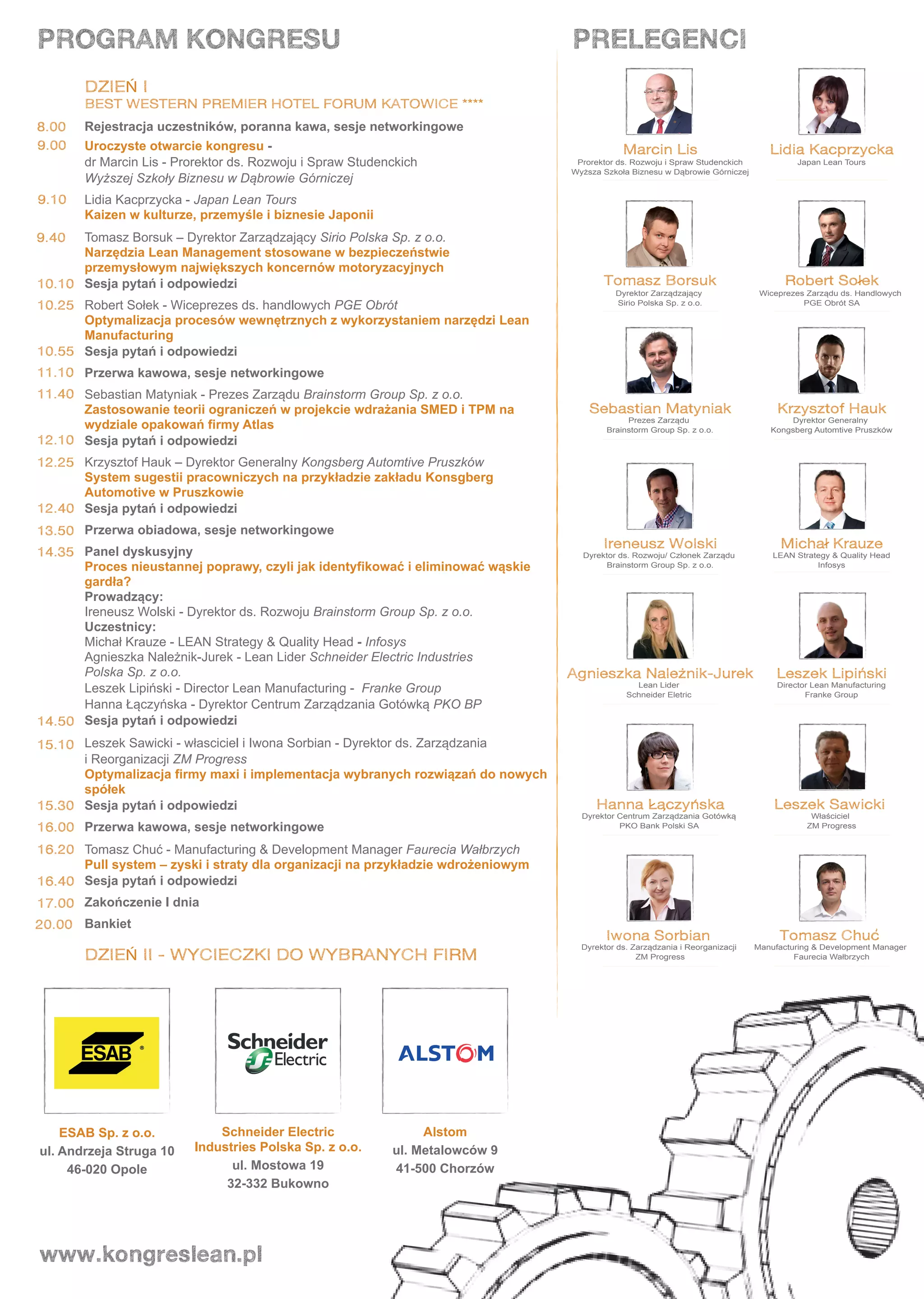 III Europejski Kongres Lean Manufacturing - 29-30.09.2016 Katowice | PDF