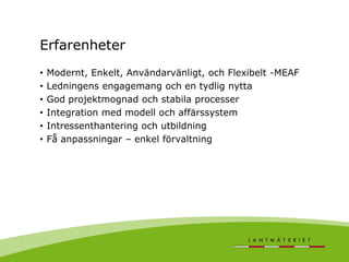 Projektverktygsdagen 2012 | PPT