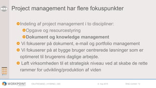 Paradigmeskifte for sags- og projektstyring, Peter Jørgensen - Workpoint | PPT