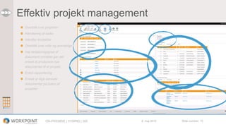 Paradigmeskifte for sags- og projektstyring, Peter Jørgensen - Workpoint | PPT